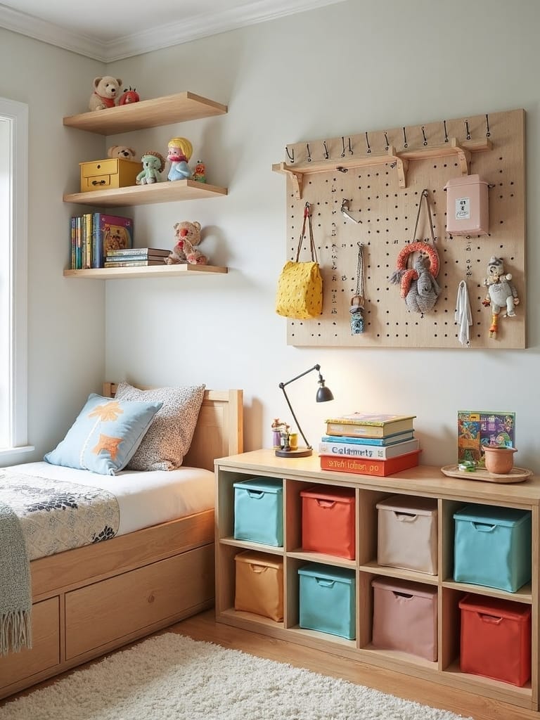 13 Smart Kids Bedroom Storage Ideas to Keep Things Tidy - Decor Dreams ...