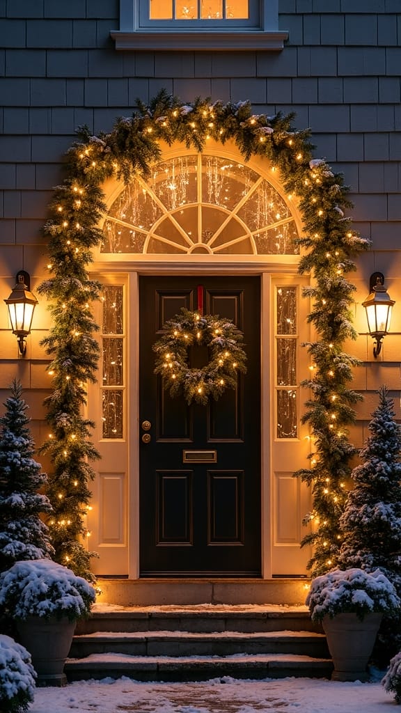 12 Stunning Townhouse Outdoor Christmas Decor Ideas for a Cozy Holiday ...