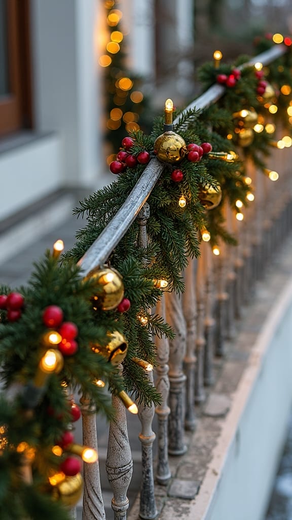 13 Elegant Outdoor Railing Christmas Decor Ideas for a Festive Touch - 2026