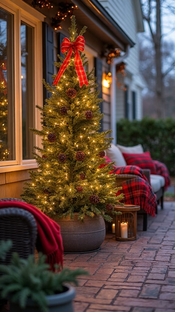 13 Outdoor Patio Christmas Decor Ideas That Feel Cozy and Festive ...