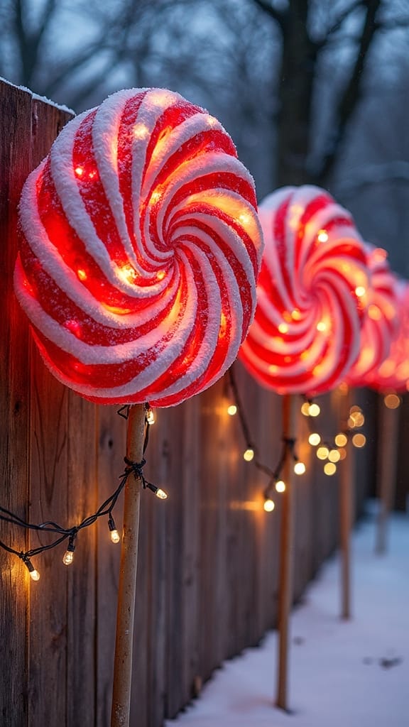 12 Sweet DIY Outdoor Christmas Candy Decor Ideas for a Playful Holiday ...